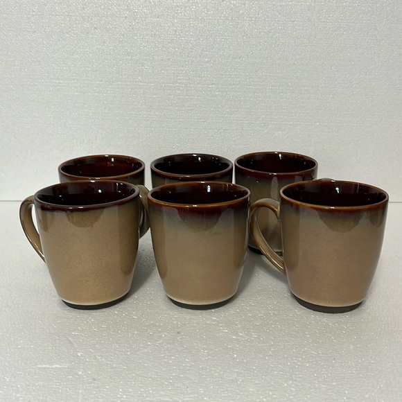 Sango | Dining | Vintage Sango Nova Brown 4933 Coffee Tea Mugs Set Of 6 ...